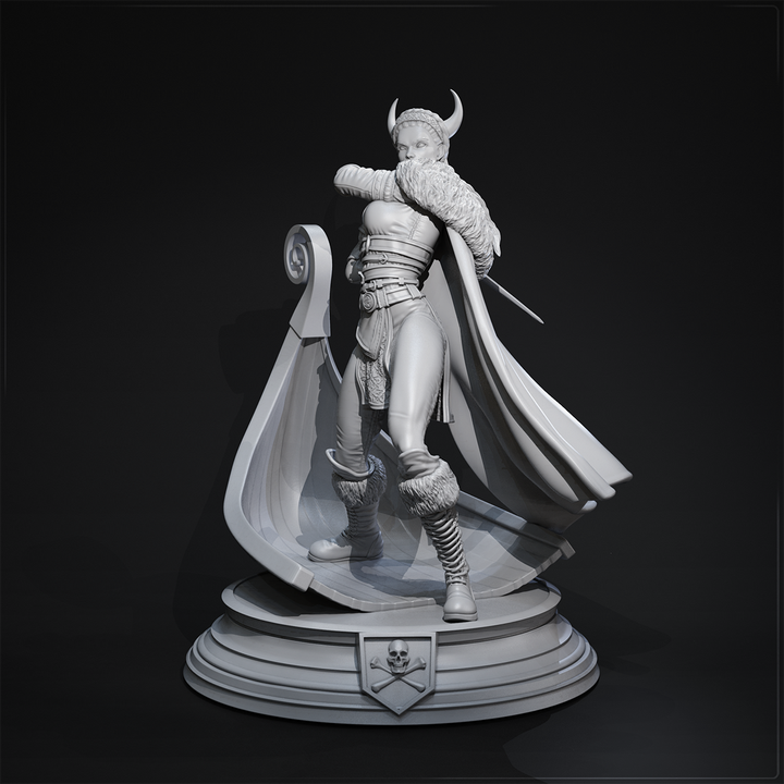 3D Printable Astrid | The Tempest of the North by Bastet Figures