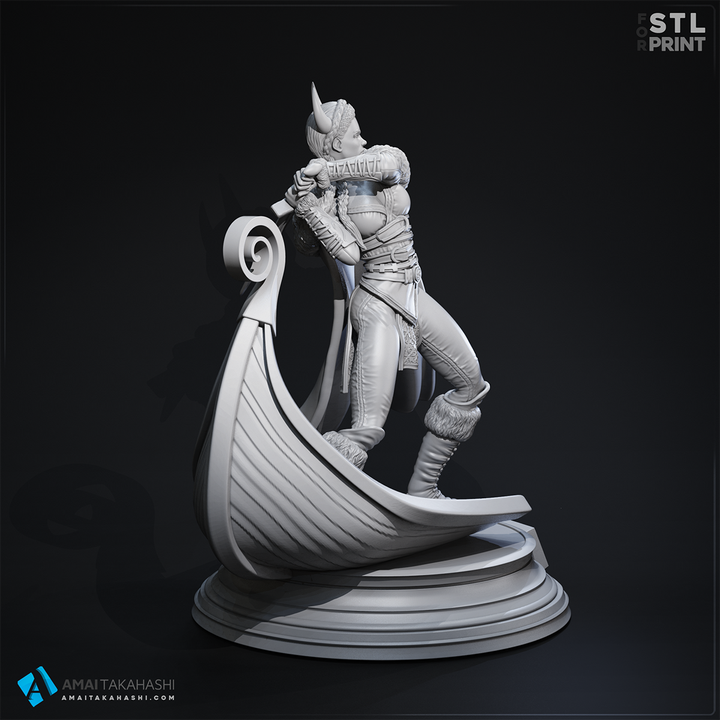 3D Printable Astrid | The Tempest of the North by Bastet Figures