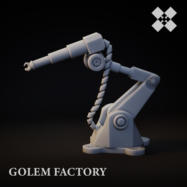 3D Printable Golem Factory Scatter by Tilesmith