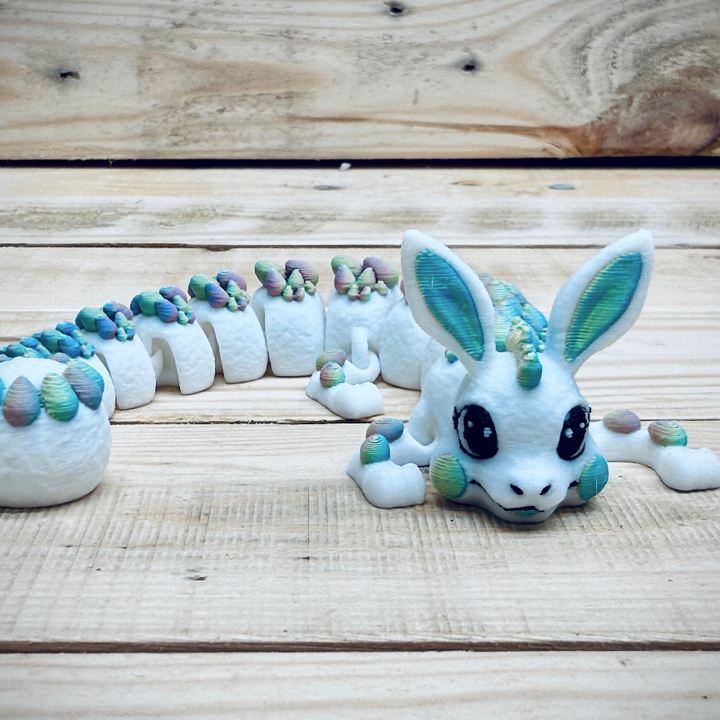3D Printable Easter Bunny Dragon by ENIQUE3D