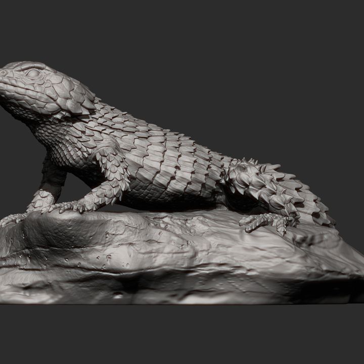 3D Printable Armadillo Lizard by Alexander3dart