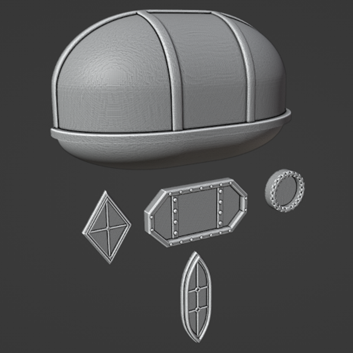 3D Printable Science Fiction Window Set by Michael Crossman