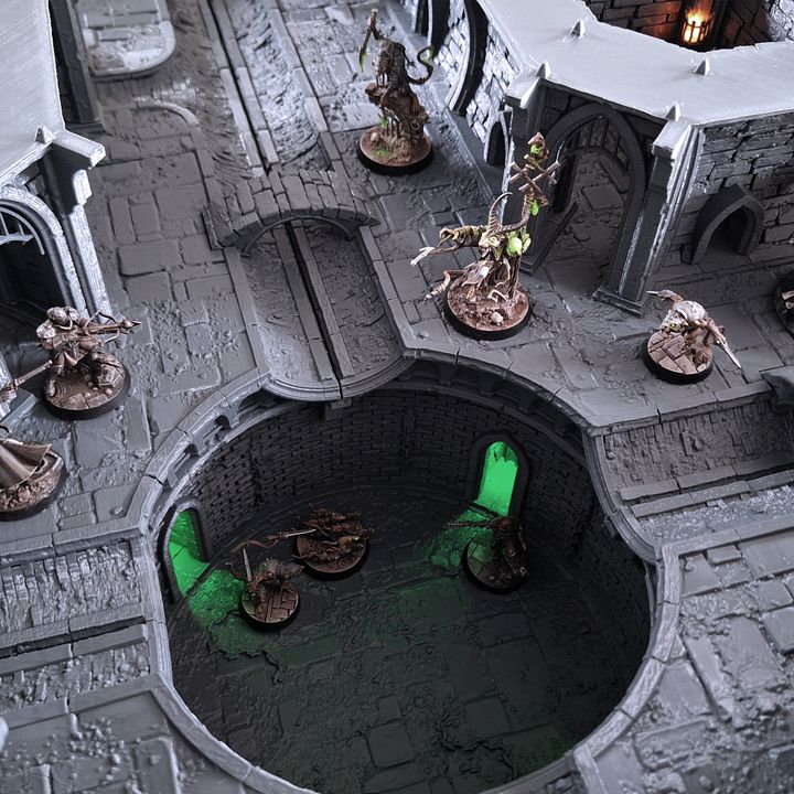 3D Printable Stormcrow City - Modular Sewer by Stormcrow Scenery