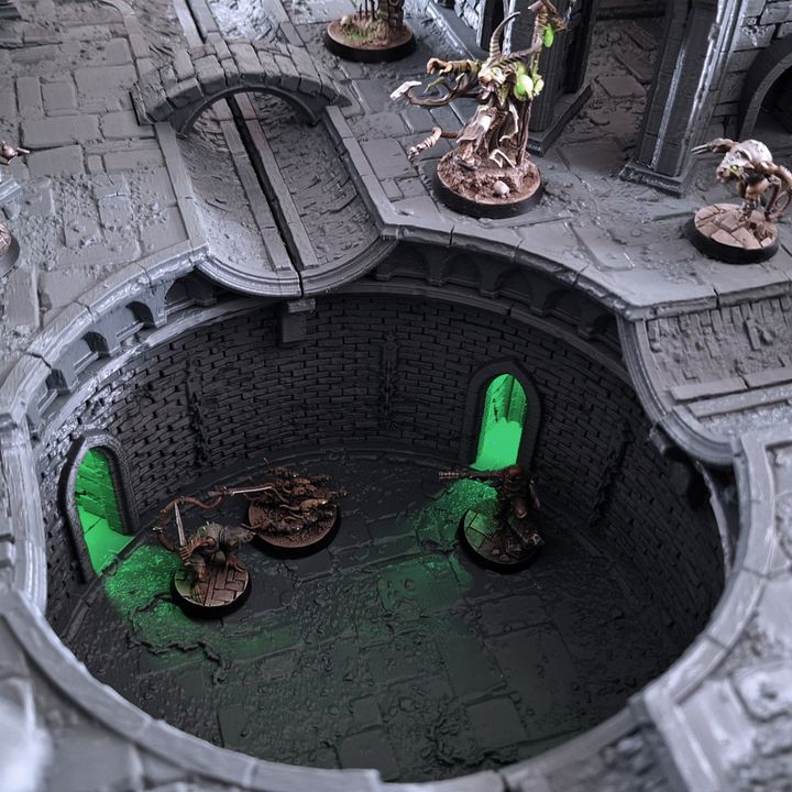 3D Printable Stormcrow City - Modular Sewer by Stormcrow Scenery