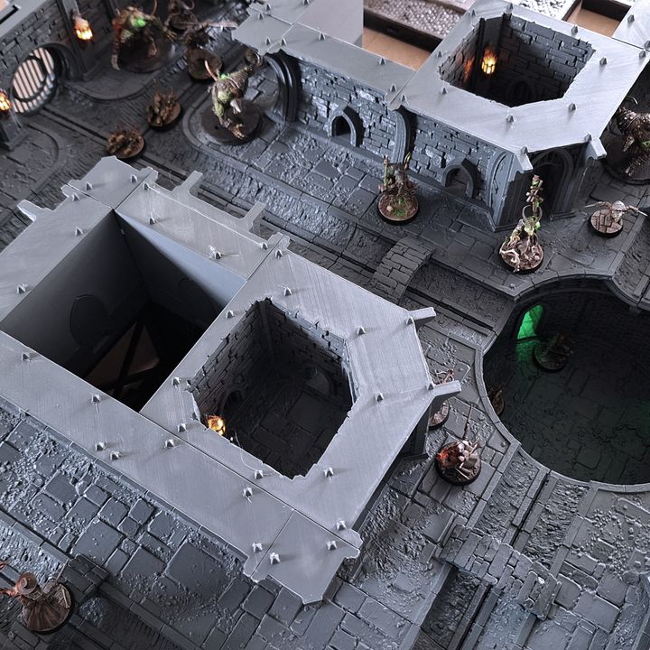 3D Printable Stormcrow City - Modular Sewer by Stormcrow Scenery
