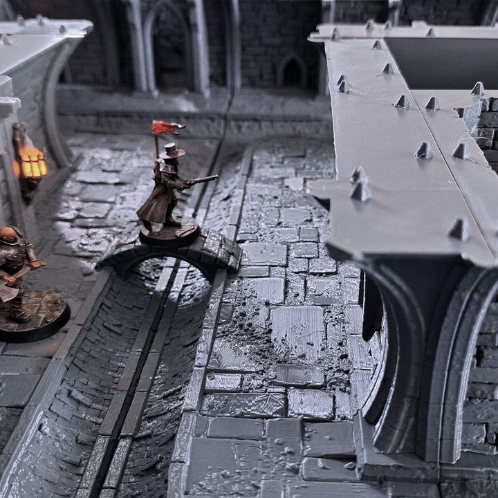 3D Printable Stormcrow City - Modular Sewer by Stormcrow Scenery