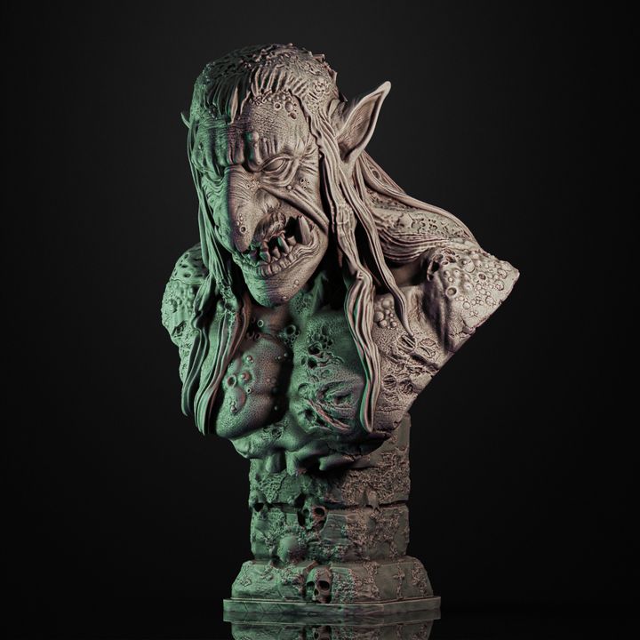 3D Printable Swamp Troll (Pre-Supported) by Fotis Mint Studios