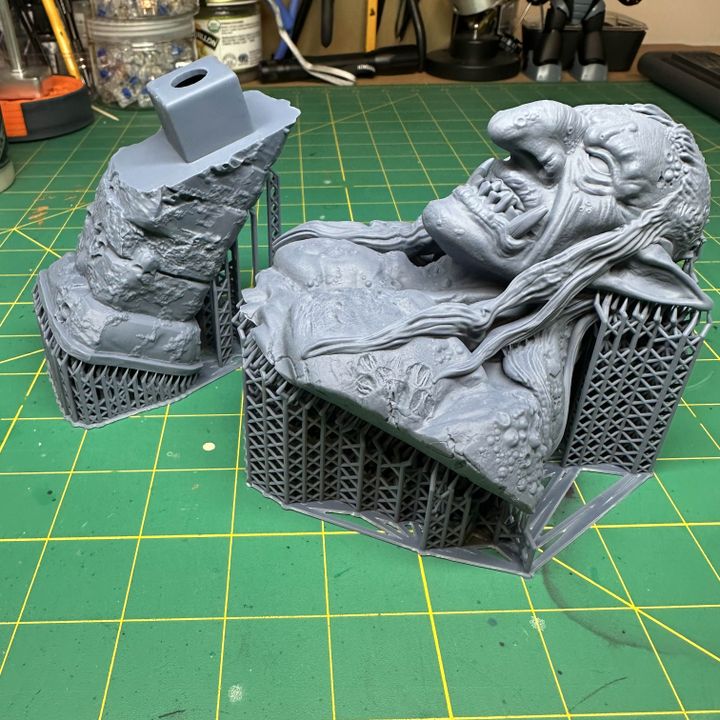 3D Printable Swamp Troll (Pre-Supported) by Fotis Mint Studios