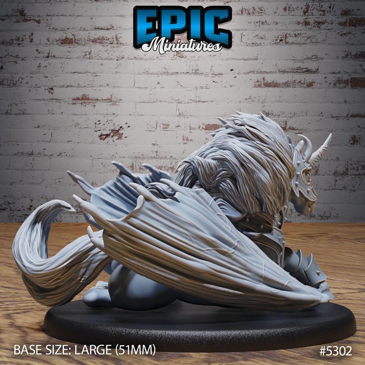 3D Printable Dark Unicorn Set / Horned Fable Monster / Magic Forest ...