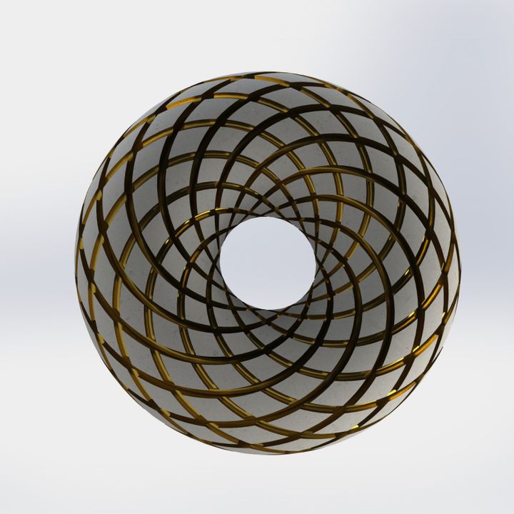 3D Printable Rodin Coil Torus .STL 8 INCHES Diameter Coil | iToroid Vortex Wave Field Generator ...
