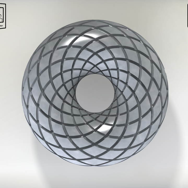 3D Printable Rodin Coil TORUS .STL 190mm. x 70mm. Diameter Coil ...