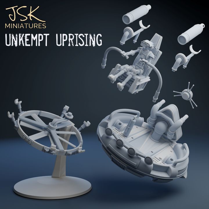 3D Printable Unkempt Uprising - Pod by JSK Miniatures
