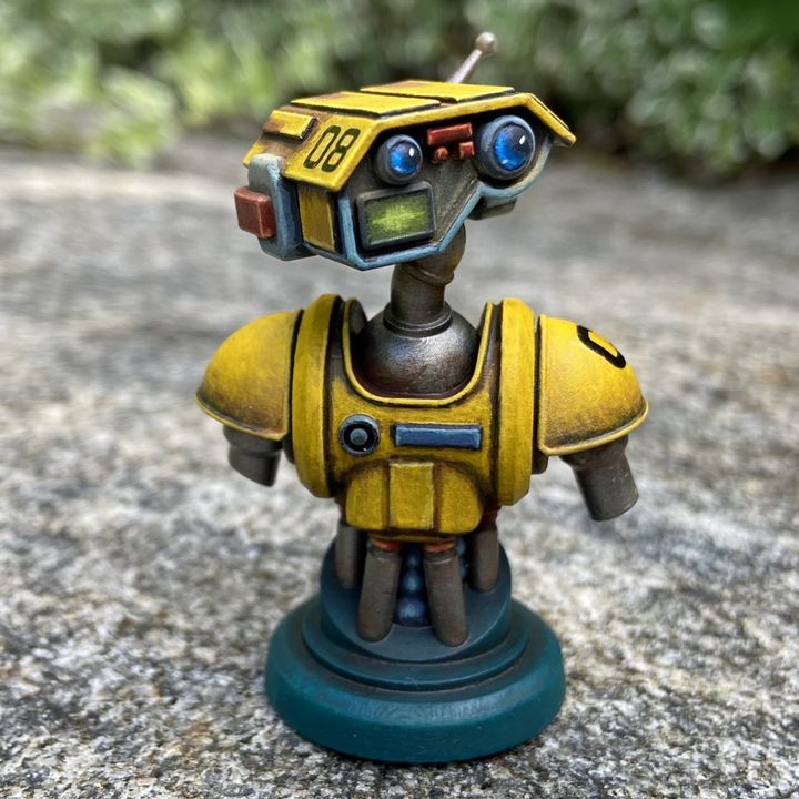 3D Printable Unkempt Uprising - PL-4T Bust by JSK Miniatures