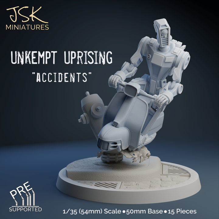 3D Printable Unkempt Uprising - Accidents by JSK Miniatures