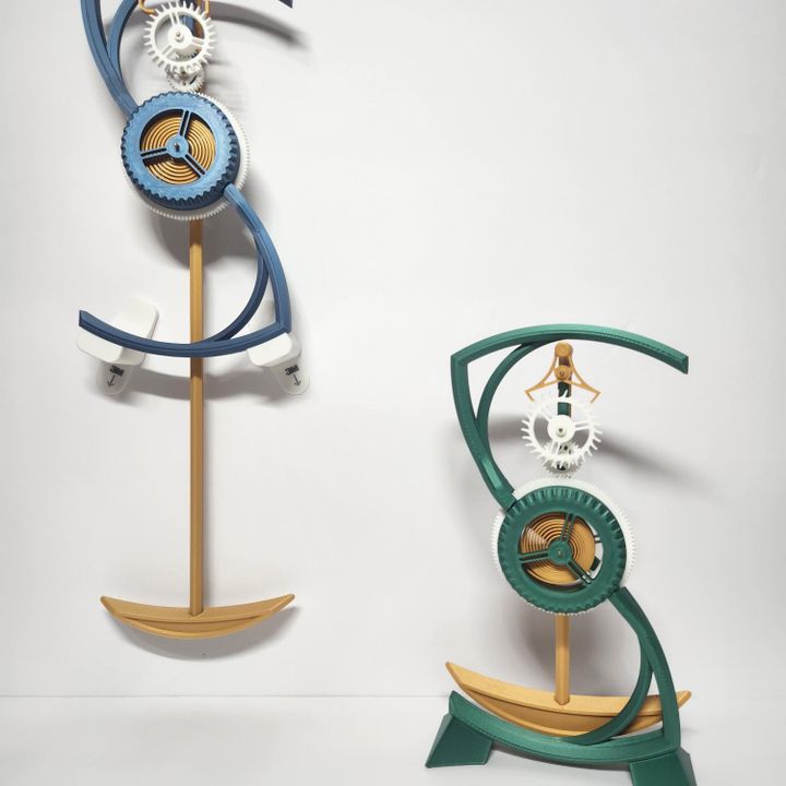 3D Printable Graham and Recoil Escapements by Metro Maker