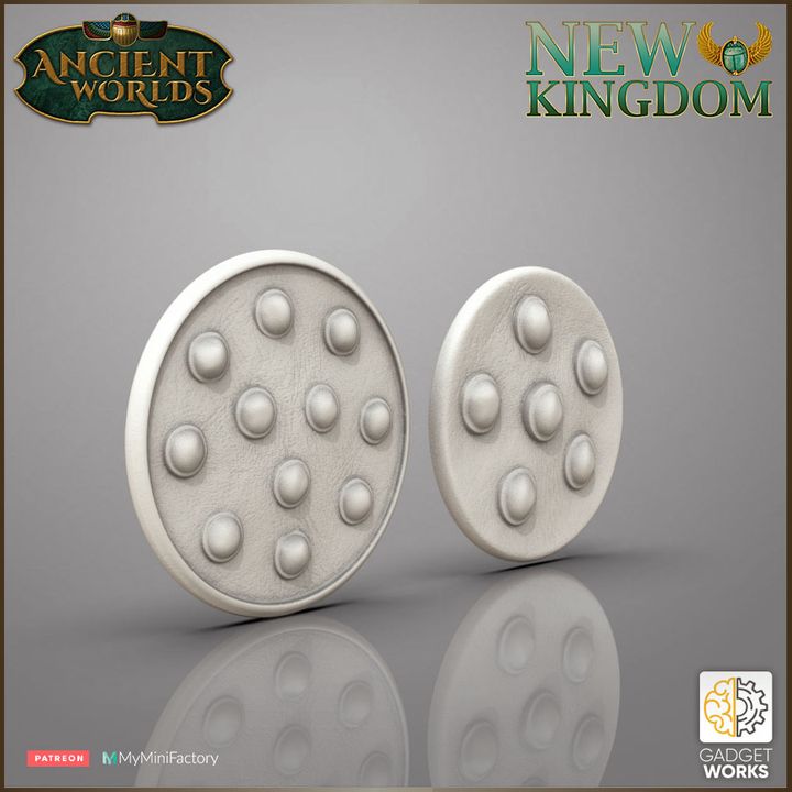 3D Printable New Kingdom Egyptian Sherden Mercenaries by Gadgetworks