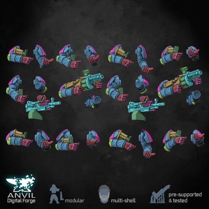 3D Printable Modern Special Forces Heavies - Modular Infantry for ...