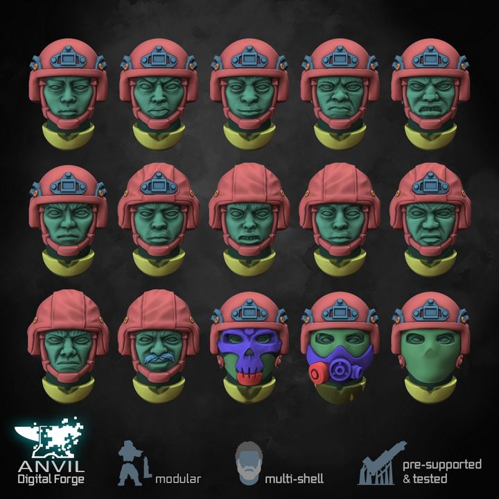 3D Printable Modern Special Forces Heavies - Modular Infantry for ...