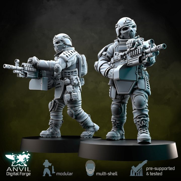 3D Printable Modern Special Forces Heavies - Modular Infantry for ...