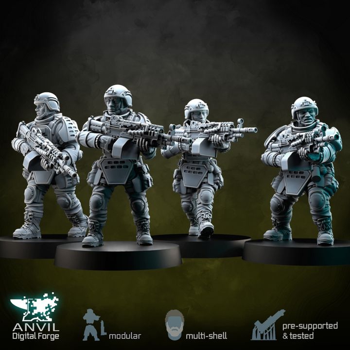 3D Printable Modern Special Forces Heavies - Modular Infantry for ...