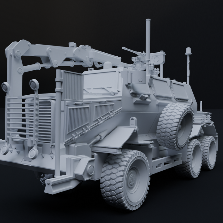 3D Printable US Bufallo A1/A2 MRAP 2 in one with many extras by The ...