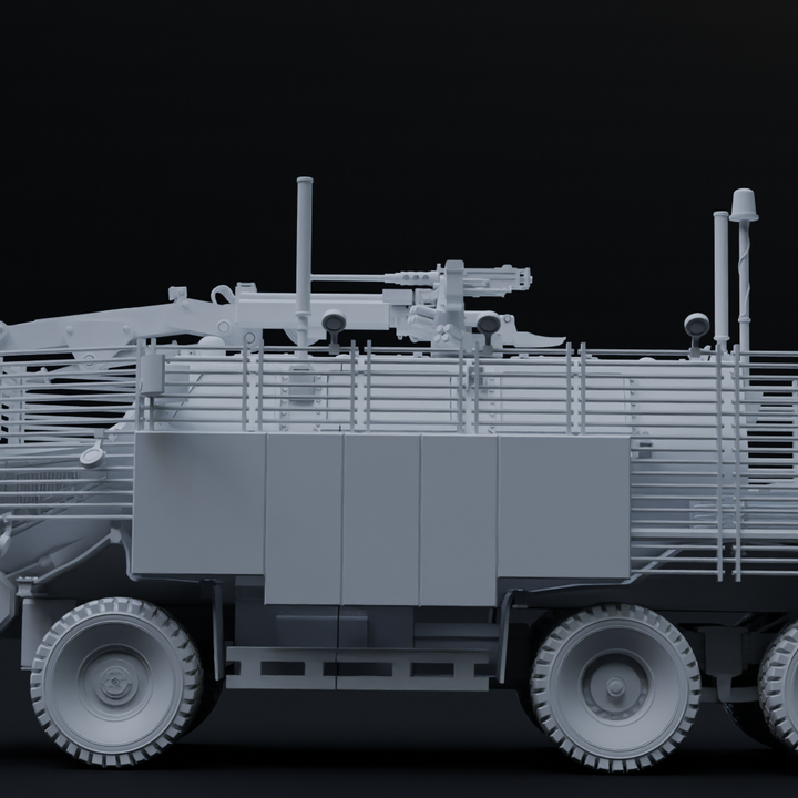 3D Printable US Bufallo A1/A2 MRAP 2 in one with many extras by The ...