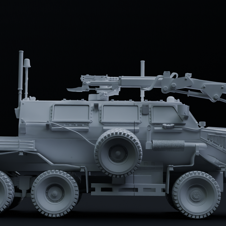 3D Printable US Bufallo A1/A2 MRAP 2 in one with many extras by The ...