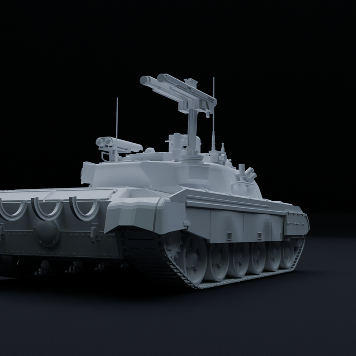 3D Printable North Korean Cheonma 216 Pokpung Ho MBT by The Military ...