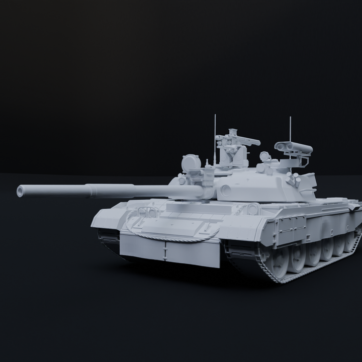 3D Printable North Korean Cheonma 216 Pokpung Ho MBT by The Military ...