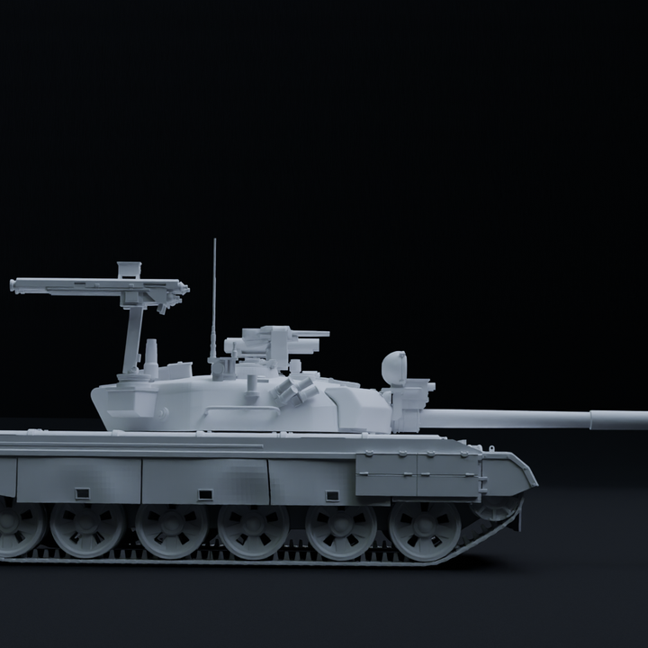 3D Printable North Korean Cheonma 216 Pokpung Ho MBT by The Military ...
