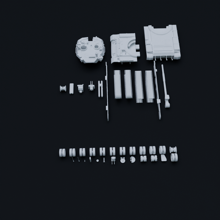 3D Printable North Korean Cheonma 216 Pokpung Ho MBT by The Military ...