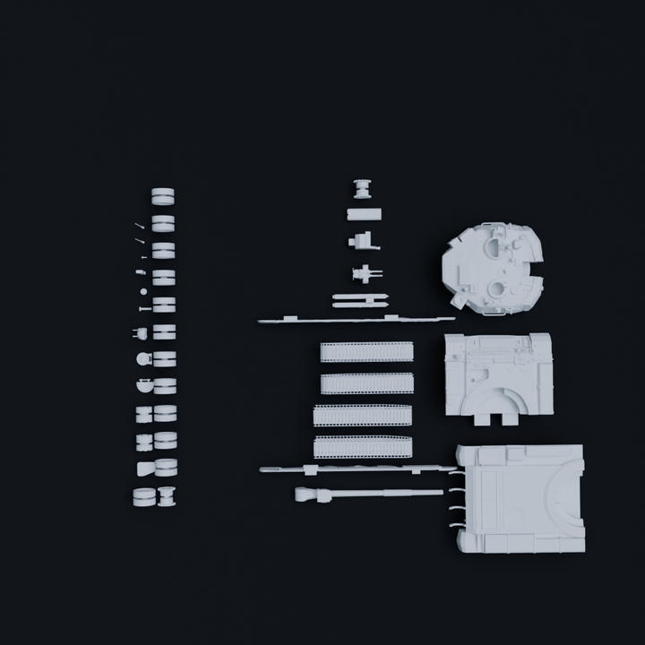 3D Printable North Korean Cheonma 216 Pokpung Ho MBT by The Military ...