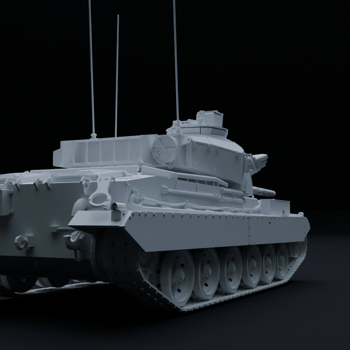 3D Printable Nigerian Vickers MK 3 MBT by The Military Industrial Complex