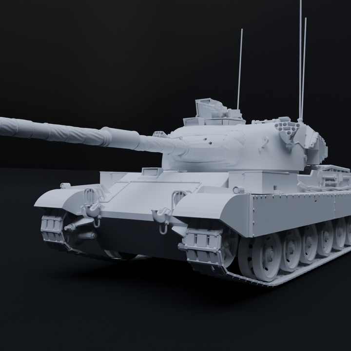 3D Printable Nigerian Vickers MK 3 MBT by The Military Industrial Complex