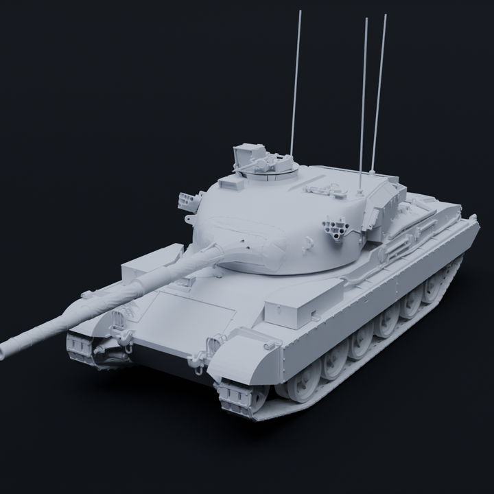 3D Printable Nigerian Vickers MK 3 MBT by The Military Industrial Complex