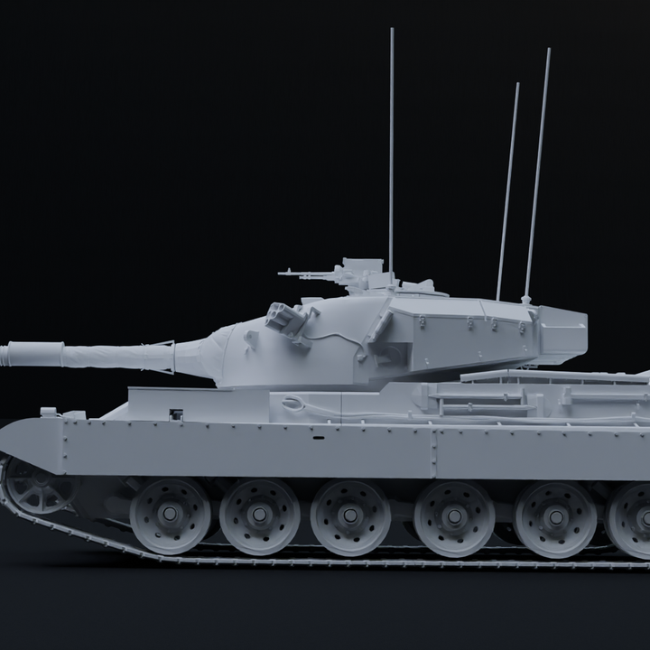 3D Printable Nigerian Vickers MK 3 MBT by The Military Industrial Complex