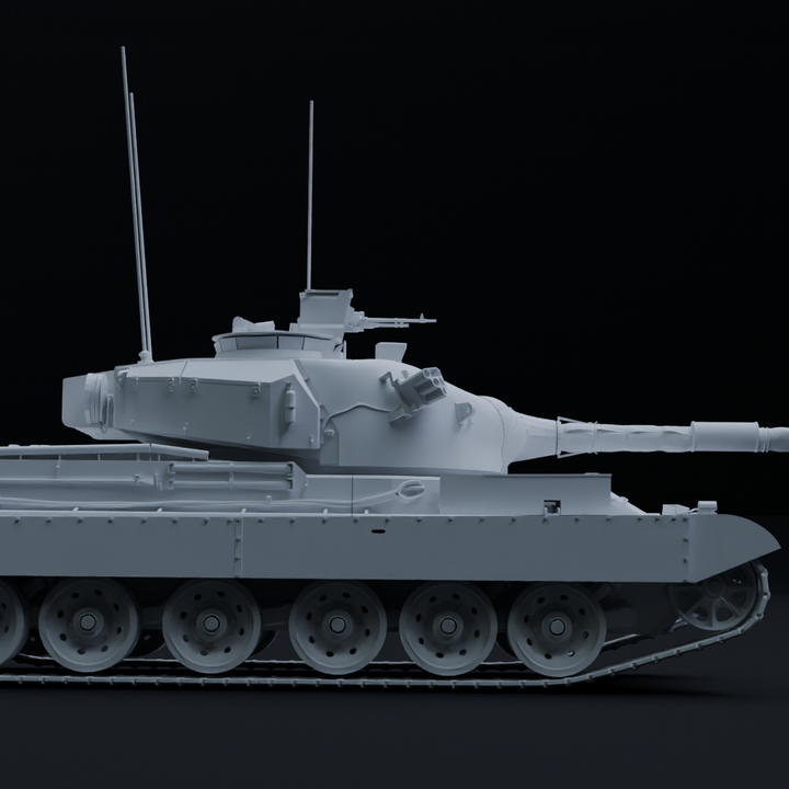 3D Printable Nigerian Vickers MK 3 MBT by The Military Industrial Complex