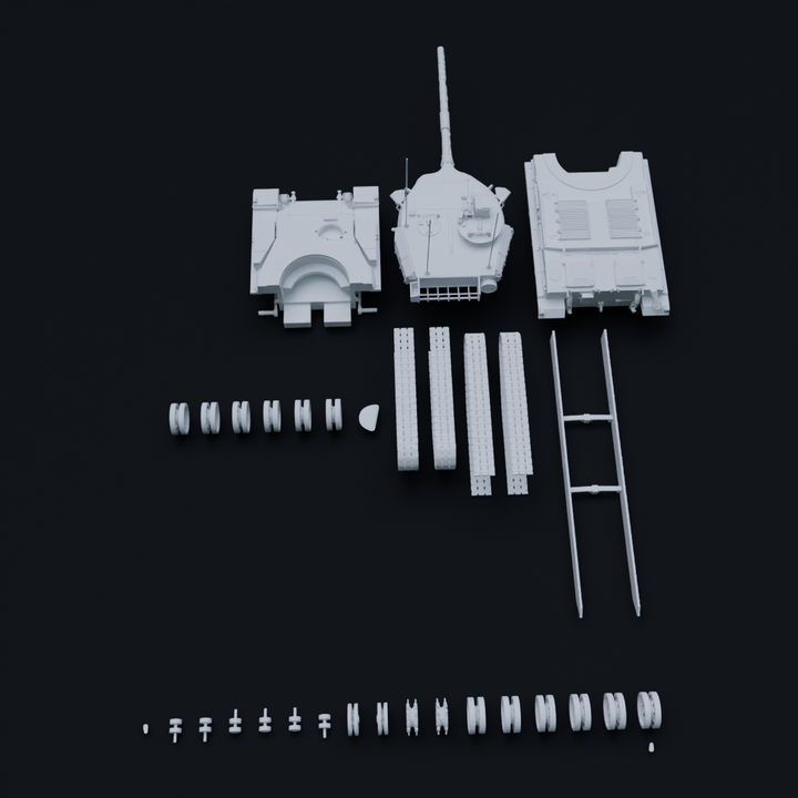 3D Printable Nigerian Vickers MK 3 MBT by The Military Industrial Complex