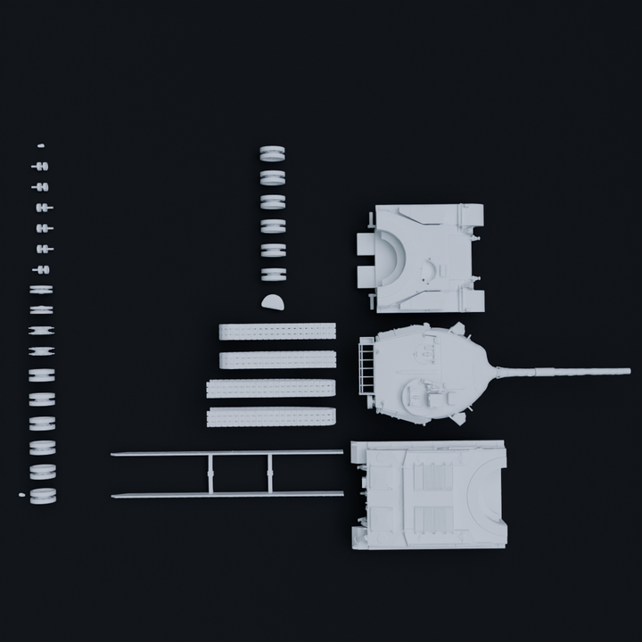 3D Printable Nigerian Vickers MK 3 MBT by The Military Industrial Complex