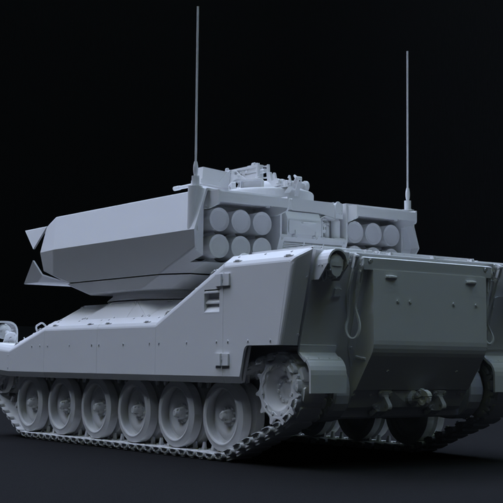 3D Printable US CCVL MGM 166 LOSAT tank destroyer by The Military ...