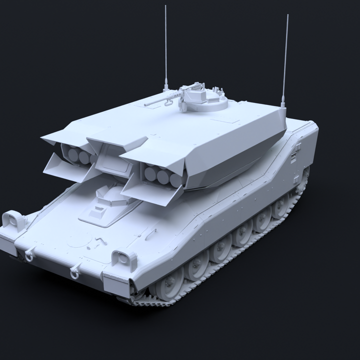 3D Printable US CCVL MGM 166 LOSAT tank destroyer by The Military ...