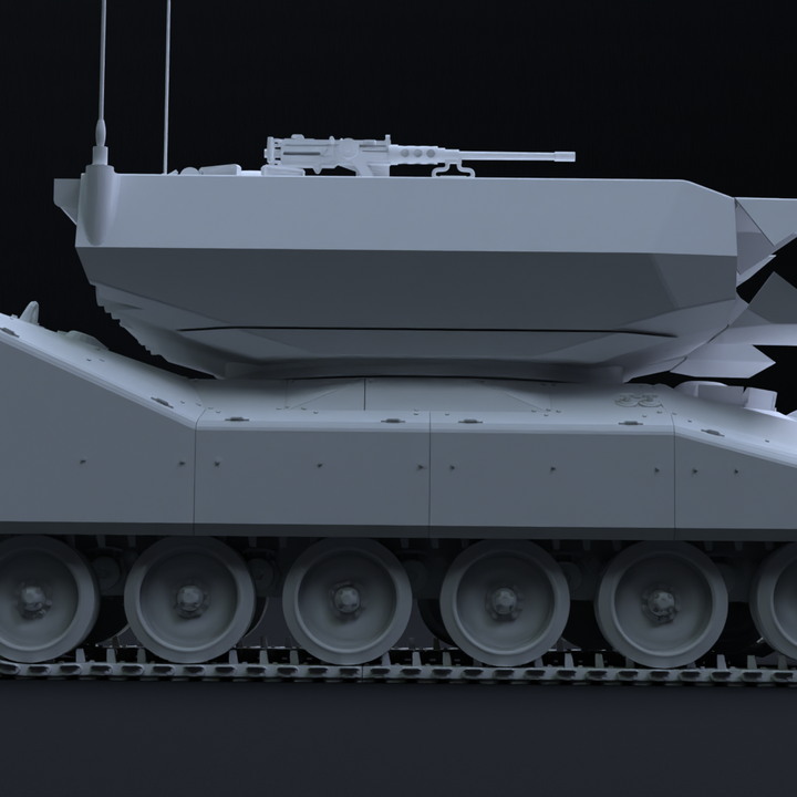 3D Printable US CCVL MGM 166 LOSAT tank destroyer by The Military ...