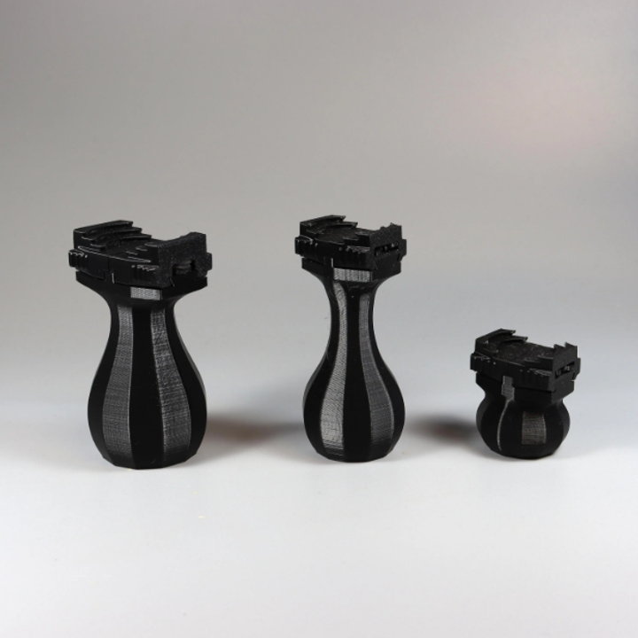 3D Printable Miniature Painting Handles by Trollcross3D