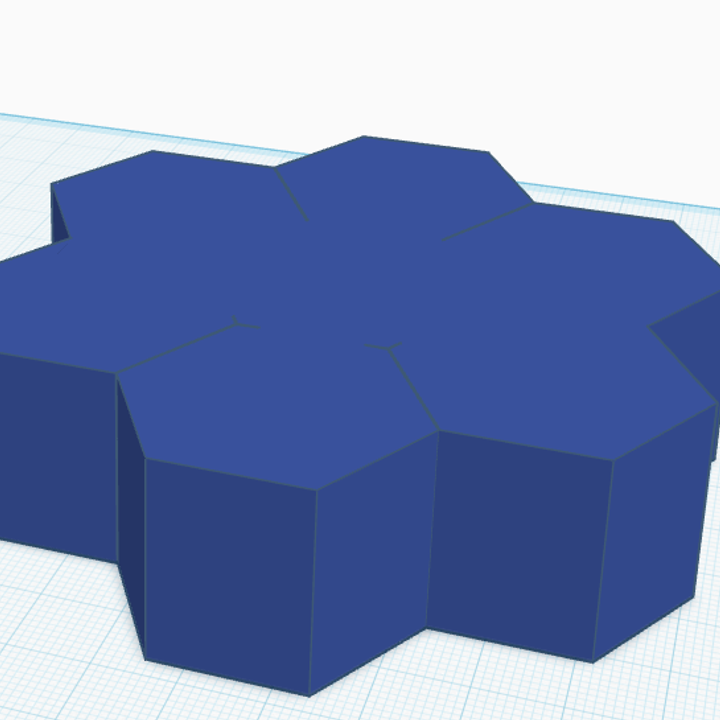 3D Printable Hex Grid Map Riser STL – 1-Inch Elevation for hex maps by ...