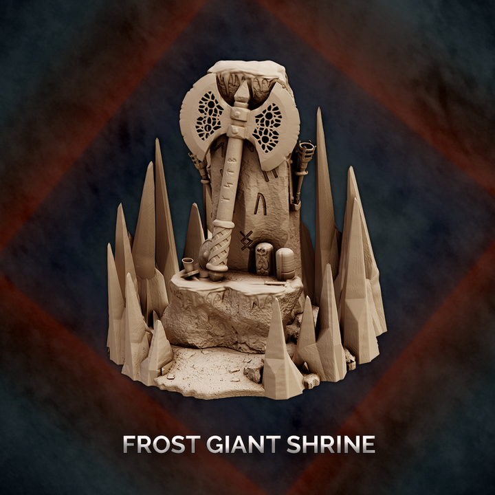 3D Printable Frost Giant Shrine by Artificers_Mini