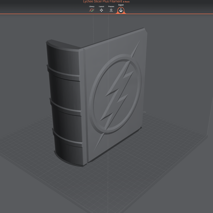 3D Printable Dungeon Master Tome - Flash Cover Remix by LP