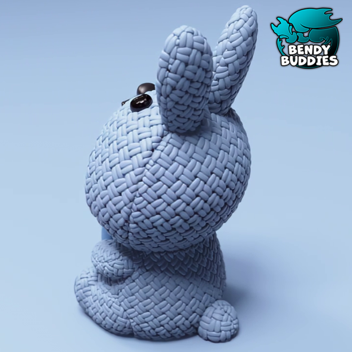 3D Printable Piggy Rabbit Costume / Cute Knitted Beast Model ...