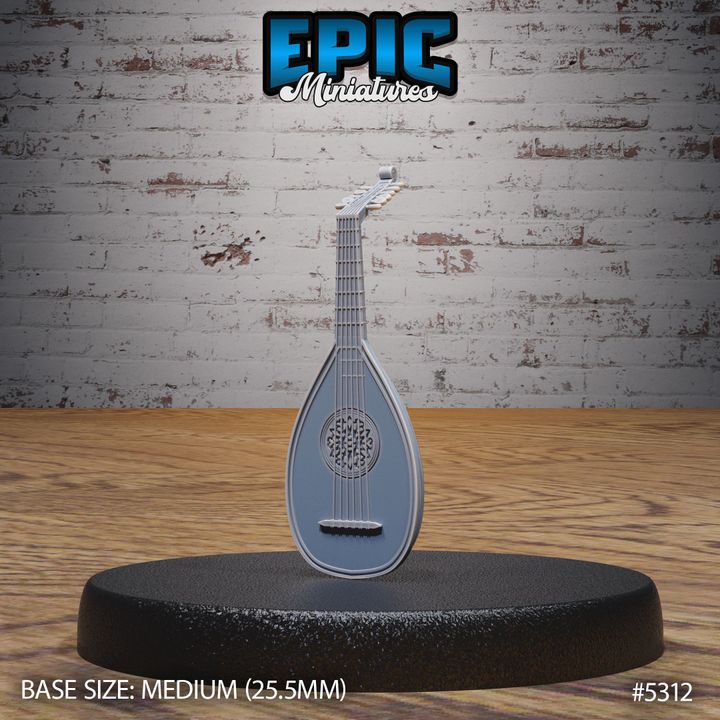 3D Printable Mimic Lute / Covering String Instrument Creature / Musical ...