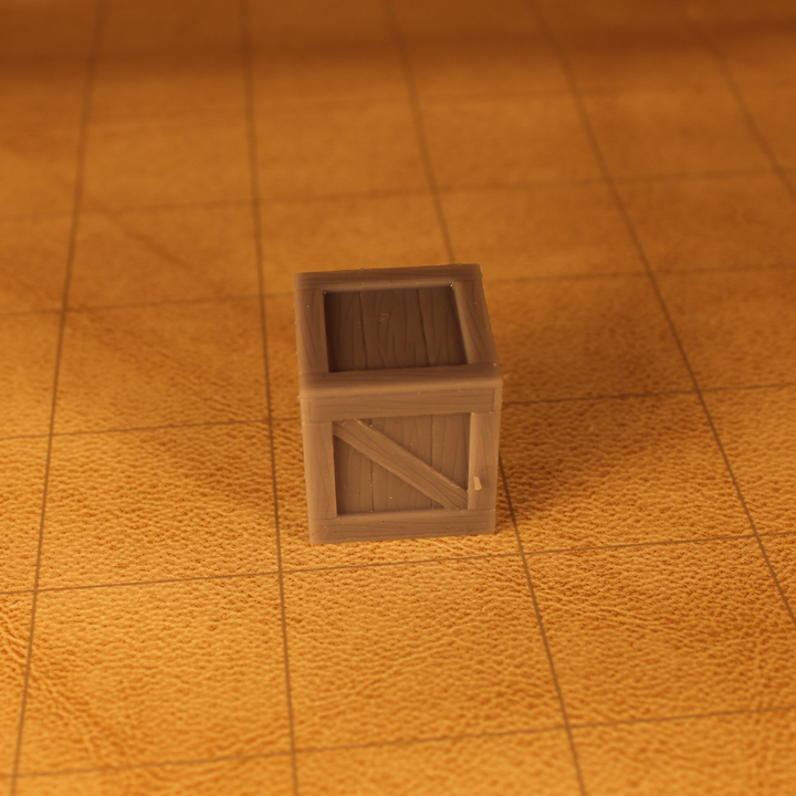 3D Printable Crate Mini by Auto Generate