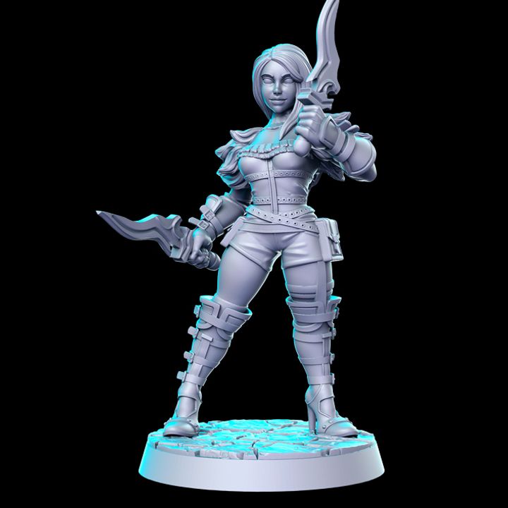 3D Printable PRE-SUPPORTED Assasin Guild - 32mm - DnD by RN Estudio